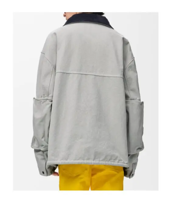 Loewe Jacket In Cotton - Gray