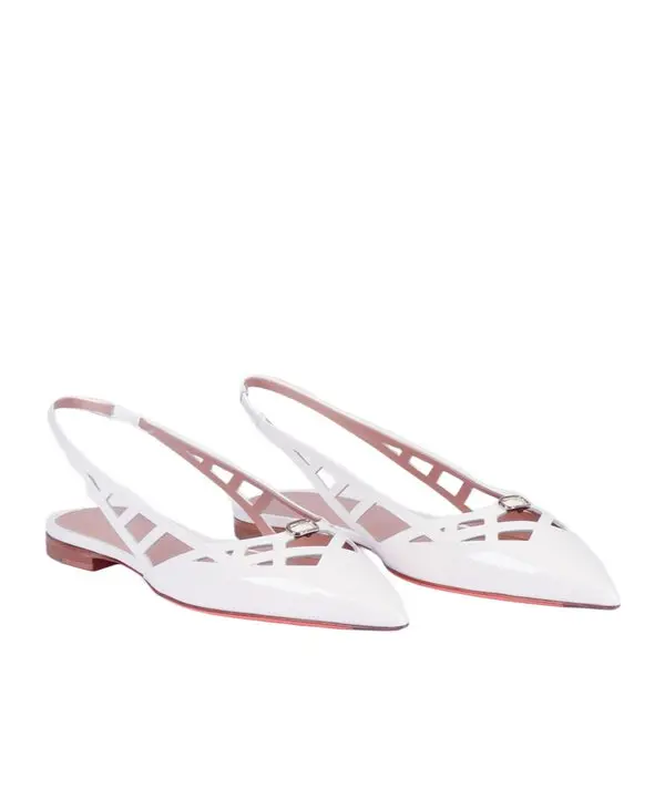 Santoni Stella Cut-out Slingback Pumps