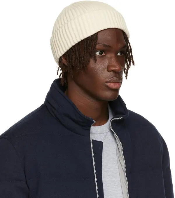 Brunello Cucinelli Ribbed Cashmere Beanie