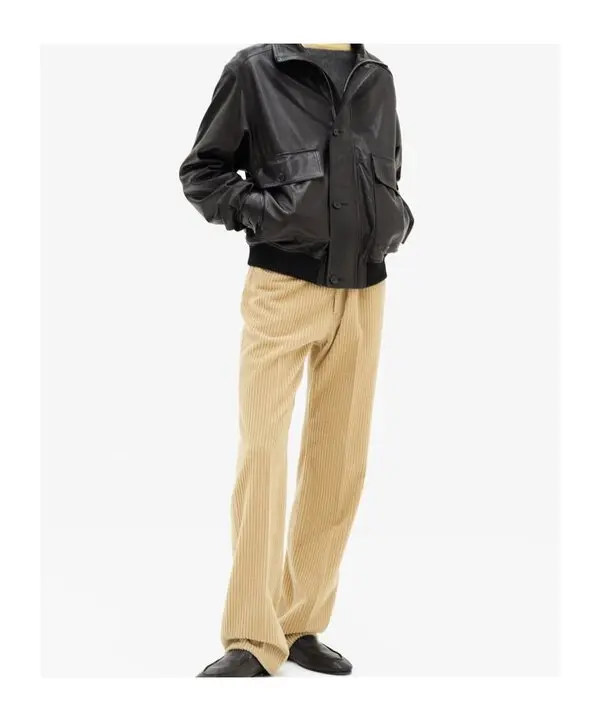 Auralee Textured Leather Blouson