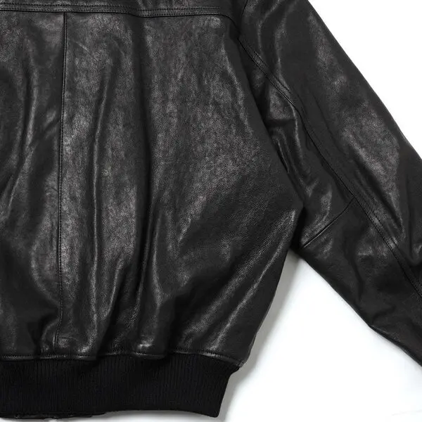 Auralee Textured Leather Blouson