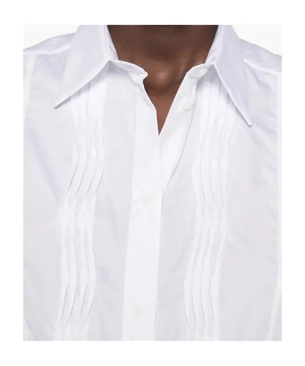 Ermanno Scervino Pintuck-detail Oversized Shirt
