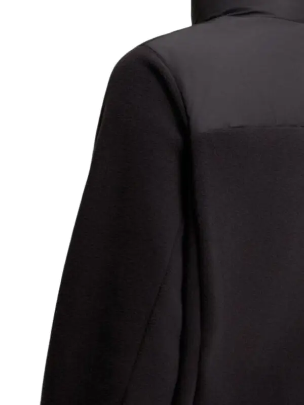 Moncler Panelled Quilted Puffer Jacket - Black