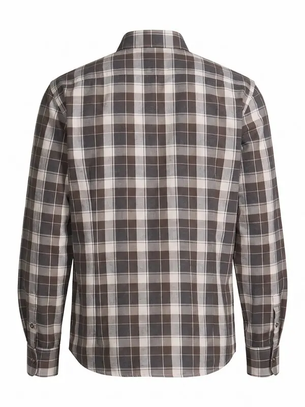 Peserico Long-sleeved Plaid Shirt