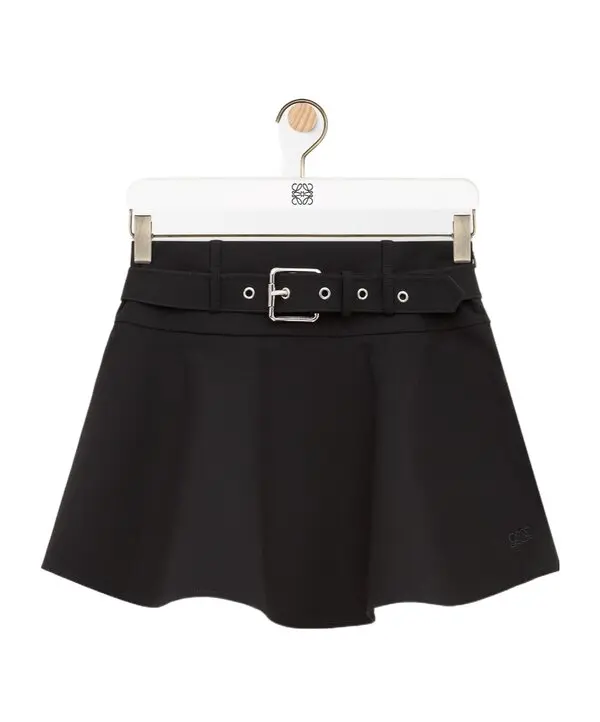 Loewe Mini Skirt In Cotton