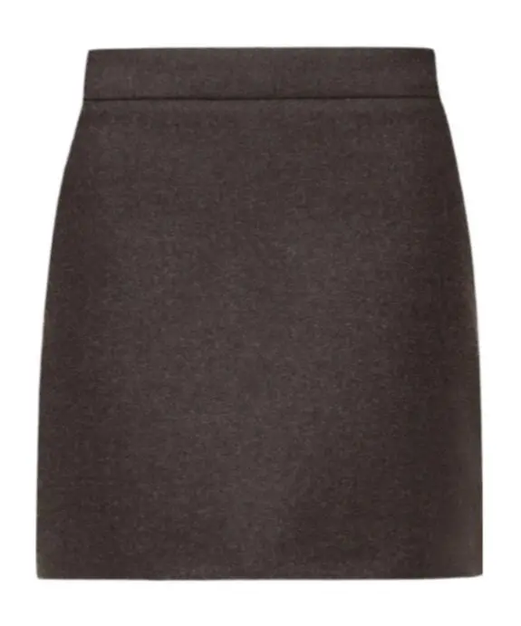 Max Mara Acinoso High Waisted Mini Skirt - Mud