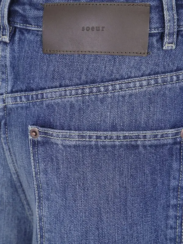 Soeur Joyce Wide-leg Denim Shorts