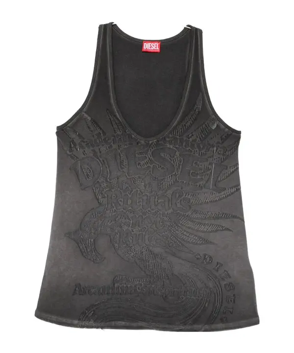 DIESEL® Scoop-neck Tank Top - Grey