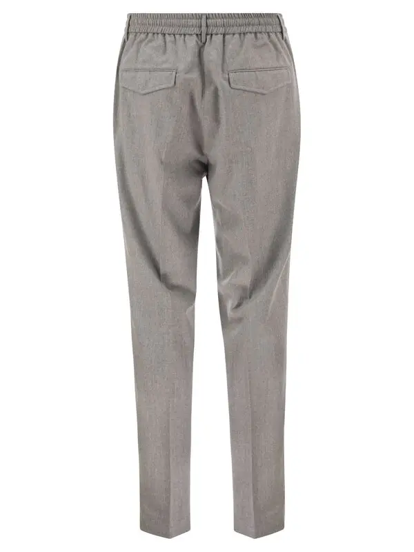Peserico Drawstring Casual Trousers