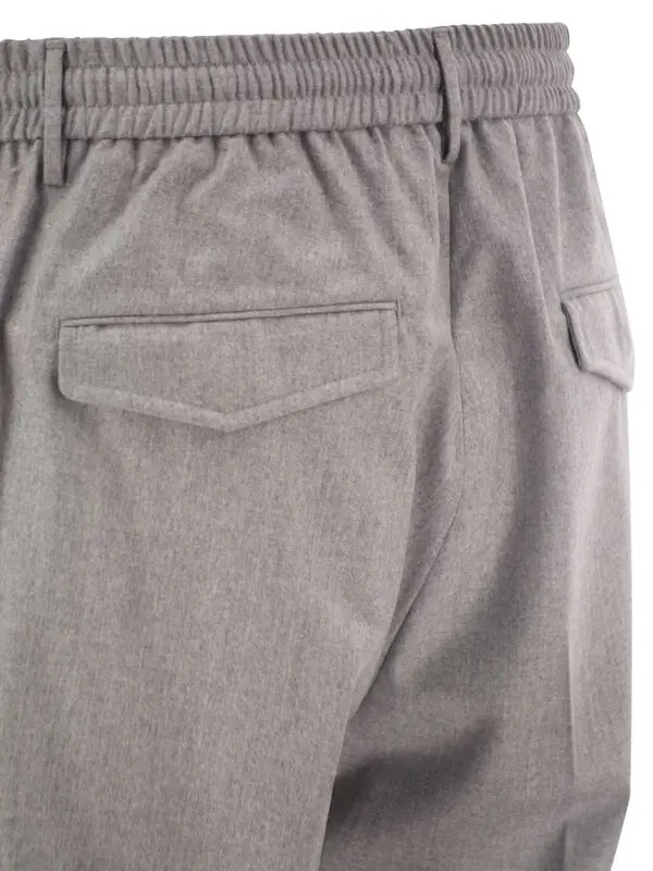 Peserico Drawstring Casual Trousers