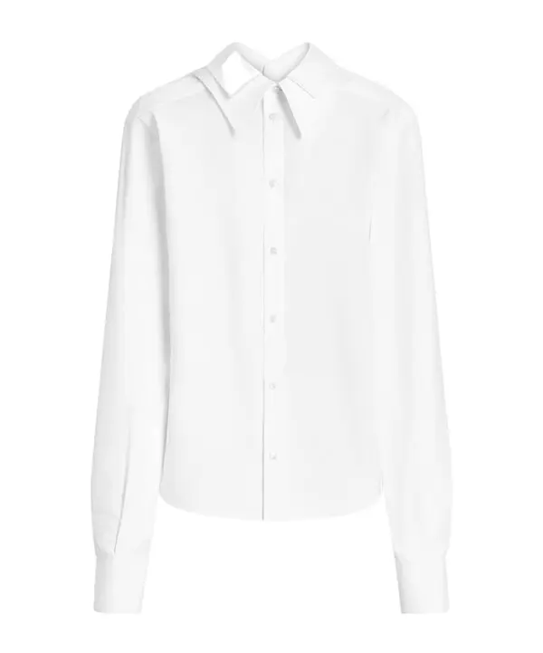Dolce & Gabbana Dolce Gabbana Long-sleeved Poplin Shirt - White