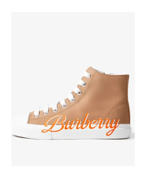 Burberry Logo High-top Sneakers
