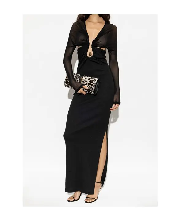 Christopher Esber Cut-out Long-sleeve Dress