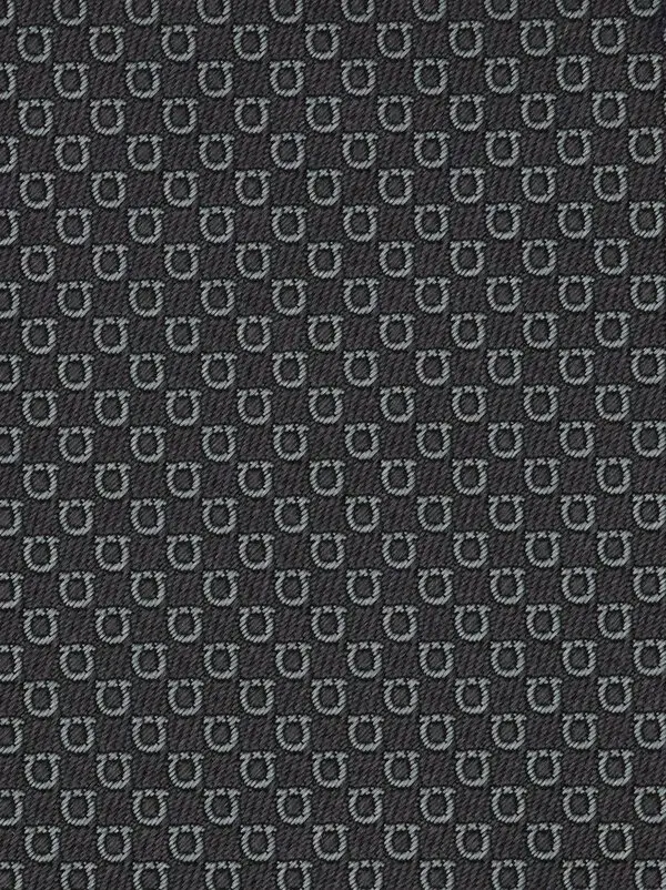 FERRAGAMO Gancini Micro Jacquard Silk Tie