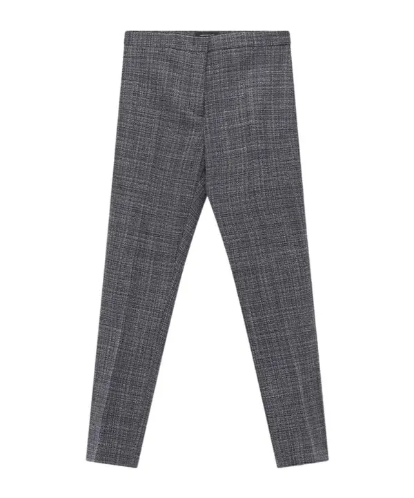 Fabiana Filippi Wool-blend Pleated Casual Trousers - Black
