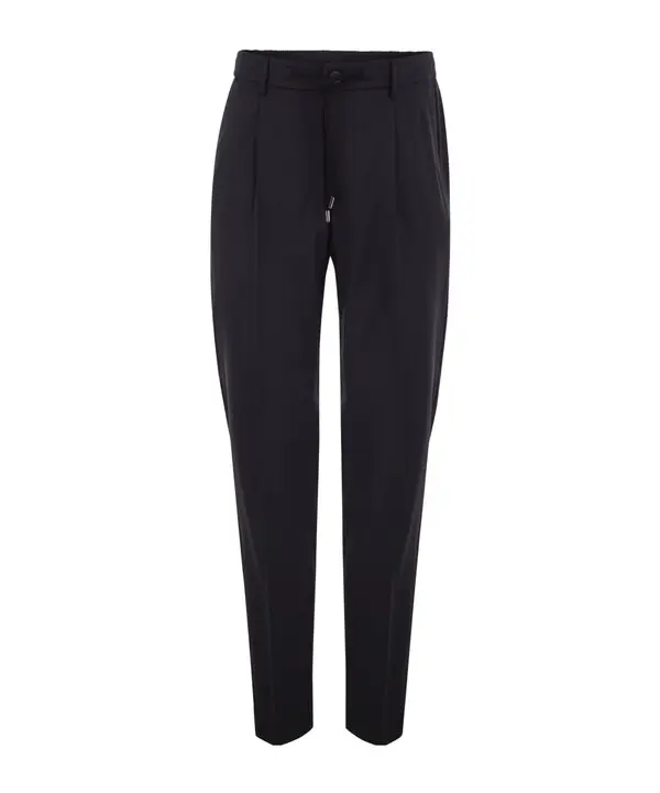 Peserico Drawstring Casual Trousers