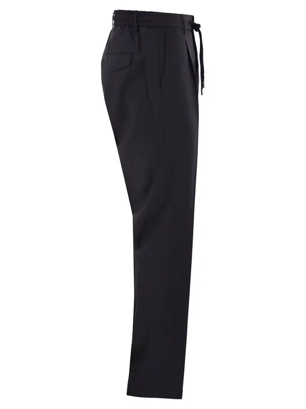 Peserico Drawstring Casual Trousers