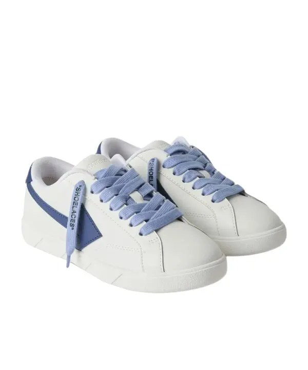 Off-White Round-toe Sneakers