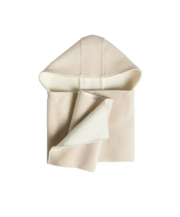 Brunello Cucinelli Hooded Wool And Cashmere Knit Scarf
