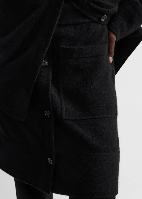 TOTEME Buttoned Cashmere Skirt