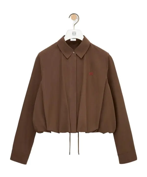 Loewe Shirt In Cotton - Brown