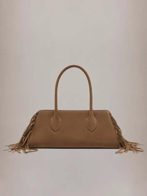 Amiri Fringe 40 Shoulder Bag - Brown