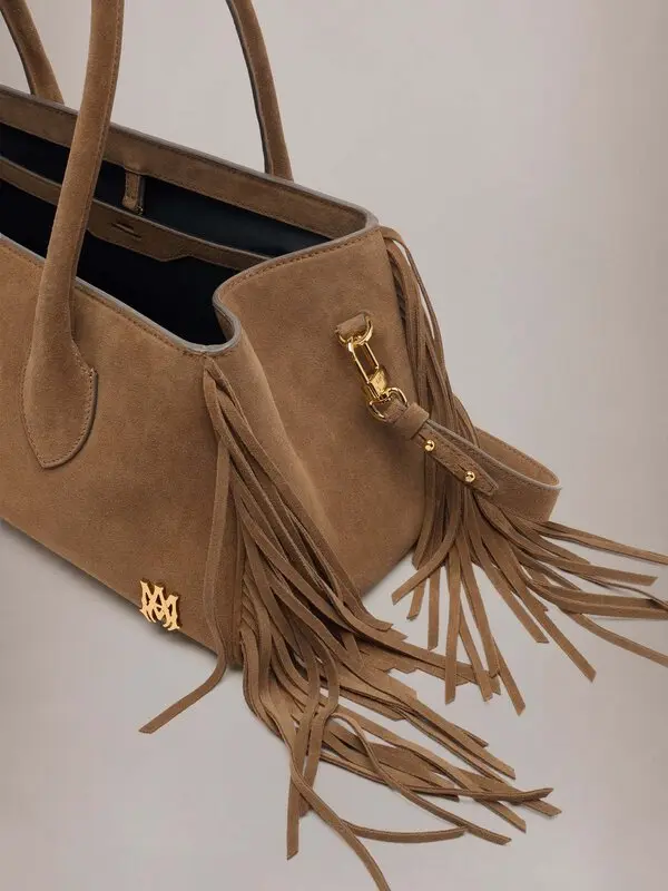 Amiri Fringe 40 Shoulder Bag - Brown