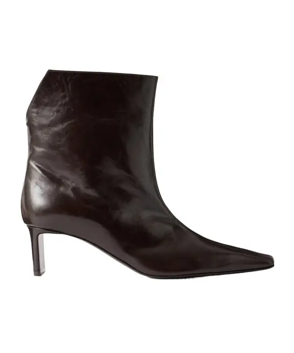 Khaite Ona Ankle Boots - Brown