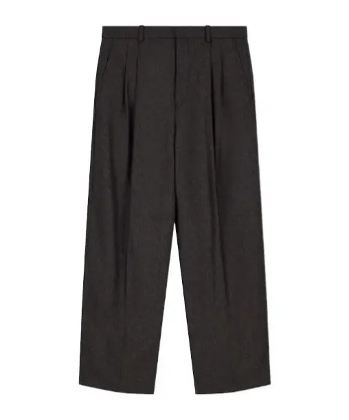 Emporio Armani Pleated Wide-leg Trousers