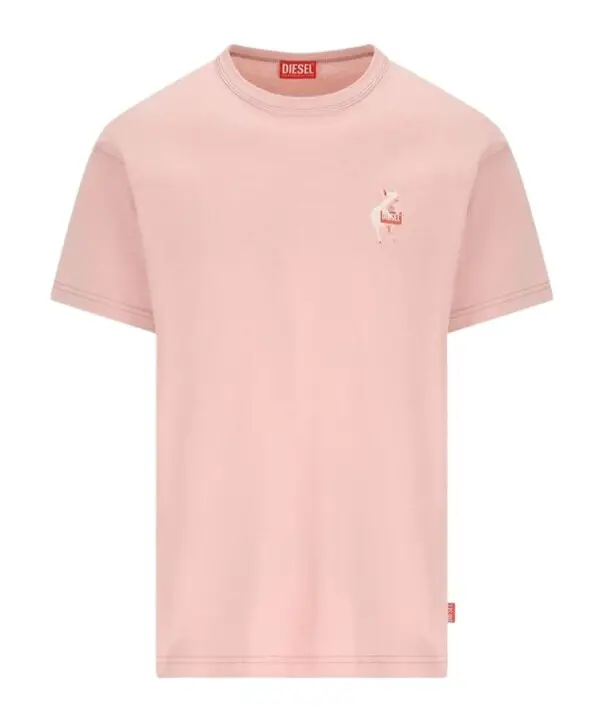 DIESEL® Logo Printed Crewneck T-shirt