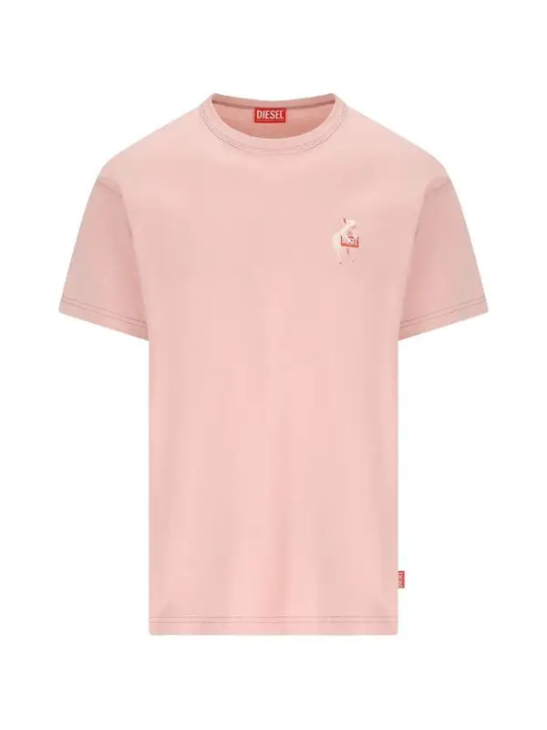 DIESEL® Logo Printed Crewneck T-shirt