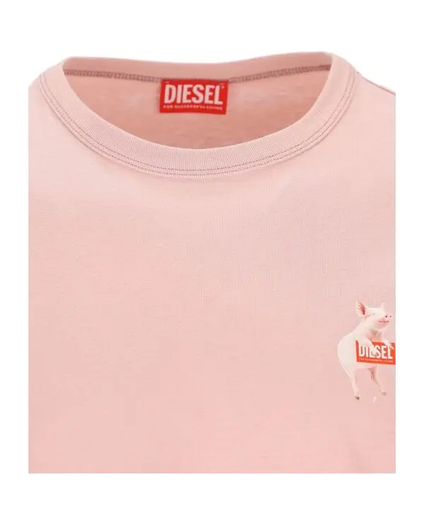 DIESEL® Logo Printed Crewneck T-shirt
