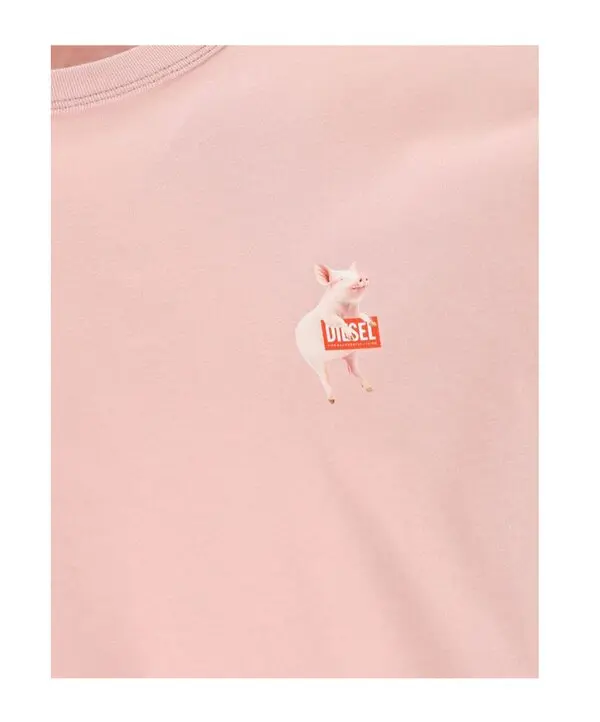 DIESEL® Logo Printed Crewneck T-shirt