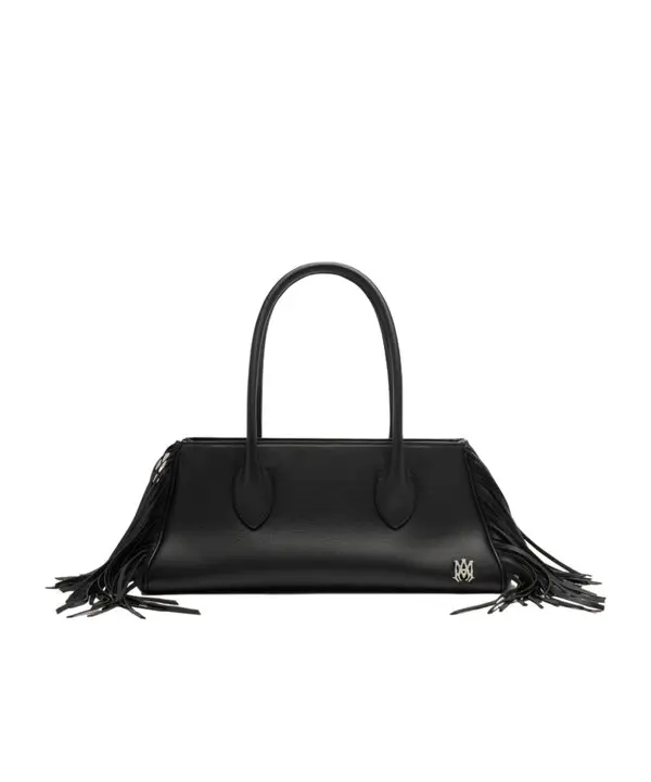 Amiri Fringe Honey 40 Shoulder Bag - Black