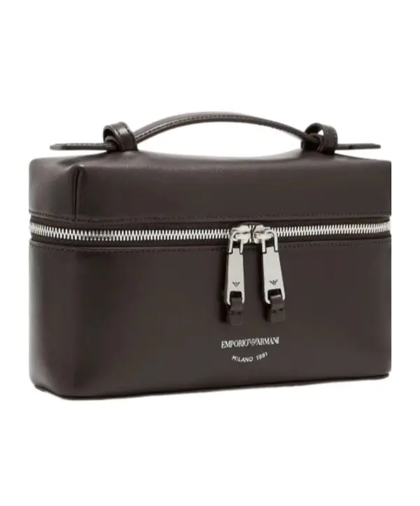 Emporio Armani Logo-print Zip-around Shoulder Bag