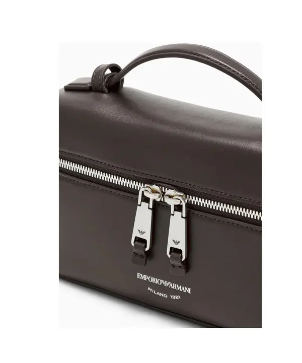 Emporio Armani Logo-print Zip-around Shoulder Bag