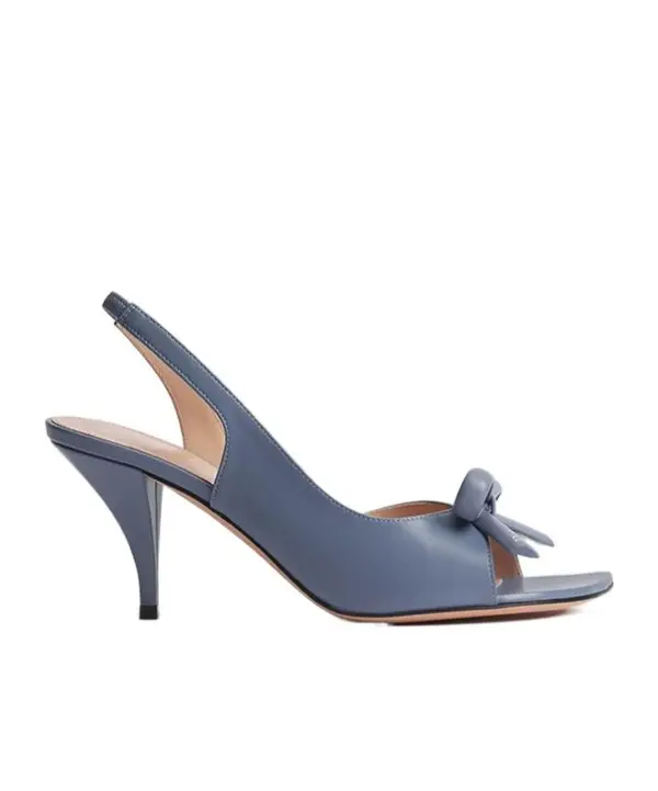 Dior Bow Heeled Slingback Sandal
