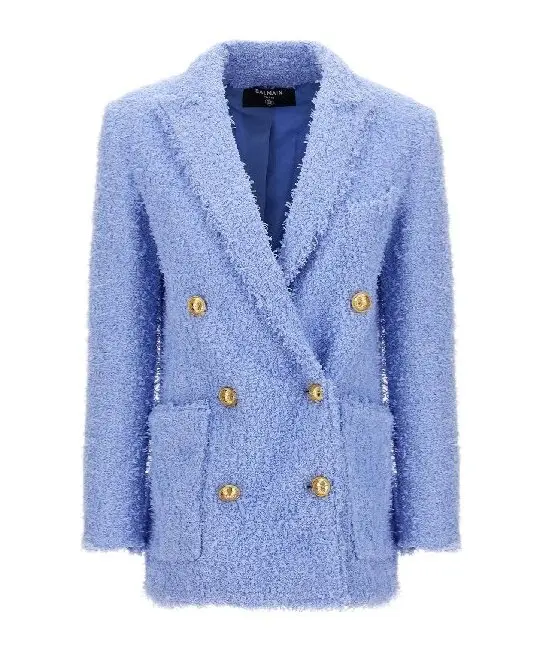 Balmain Tweed Double Breasted Jacket