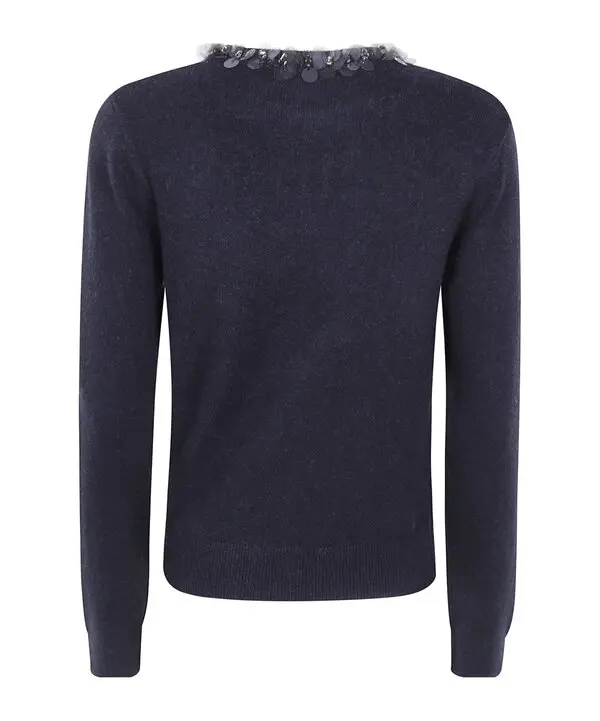 Seventy Embellished Neck Jumper