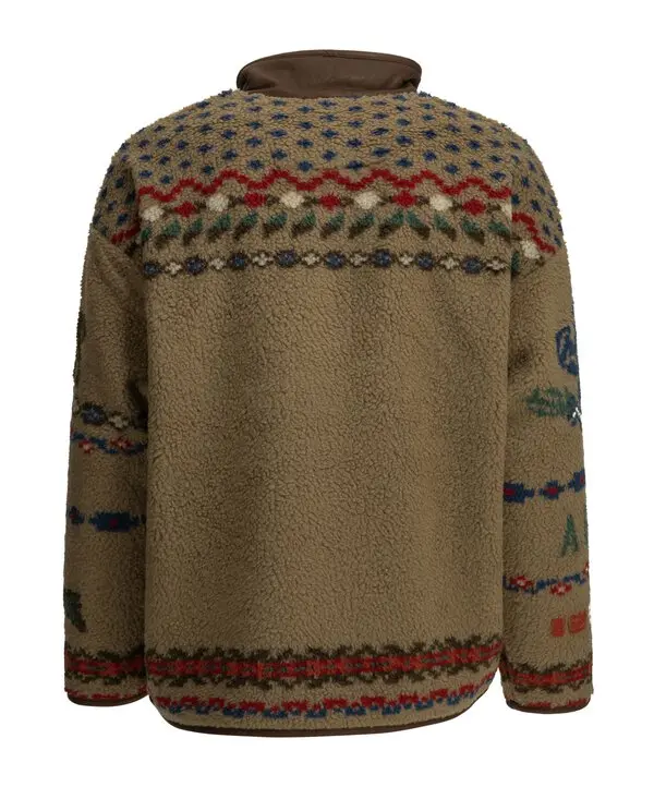Polo Ralph Lauren Fleece Intarsia Zip Jacket