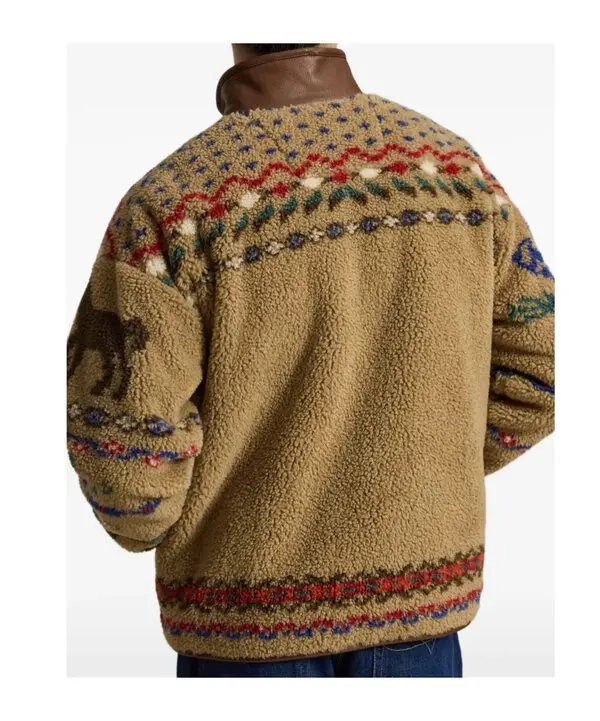 Polo Ralph Lauren Fleece Intarsia Zip Jacket