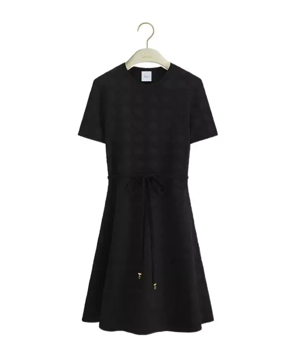 Dior Short Flared Cannage Dress