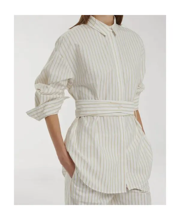 Fabiana Filippi Striped Long-sleeved Shirt