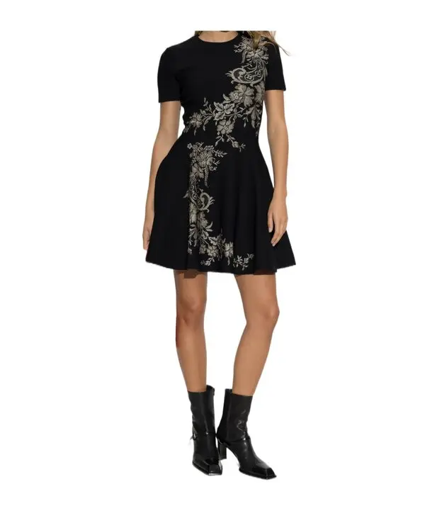 Alexander McQueen Floral Print Dress