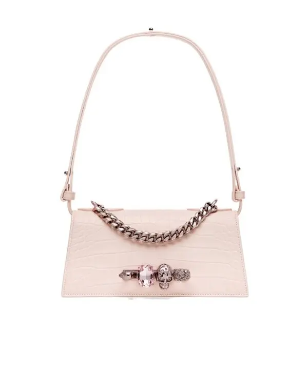 Alexander McQueen Jewel Embossed Mini Shoulder Bag