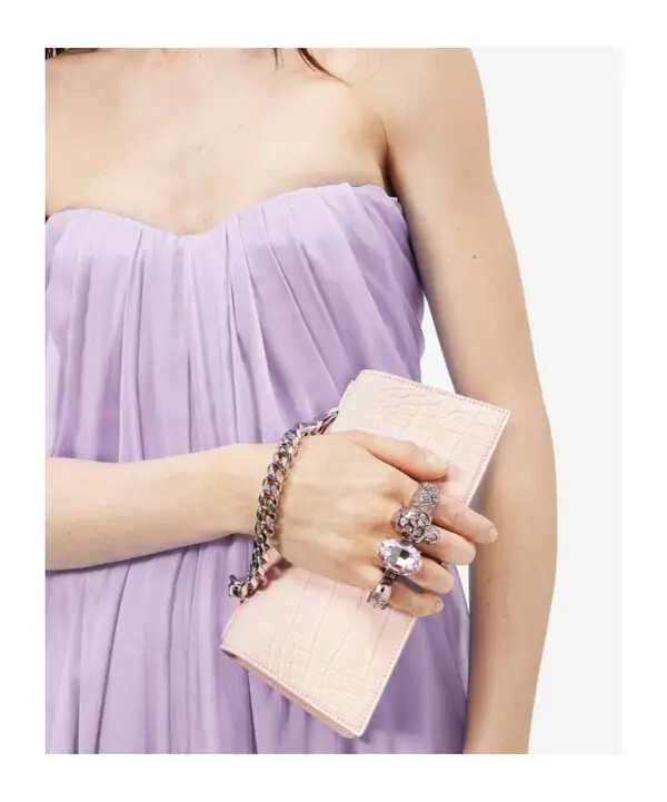 Alexander McQueen Jewel Embossed Mini Shoulder Bag