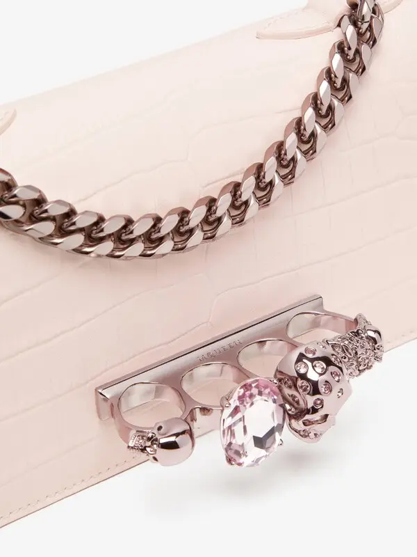 Alexander McQueen Jewel Embossed Mini Shoulder Bag