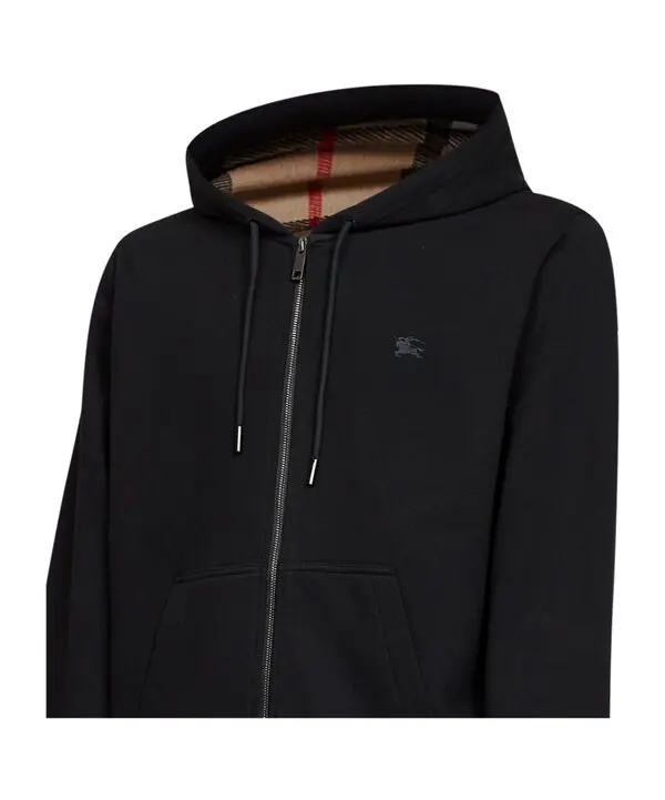 Burberry Check Hood Zip Hoodie
