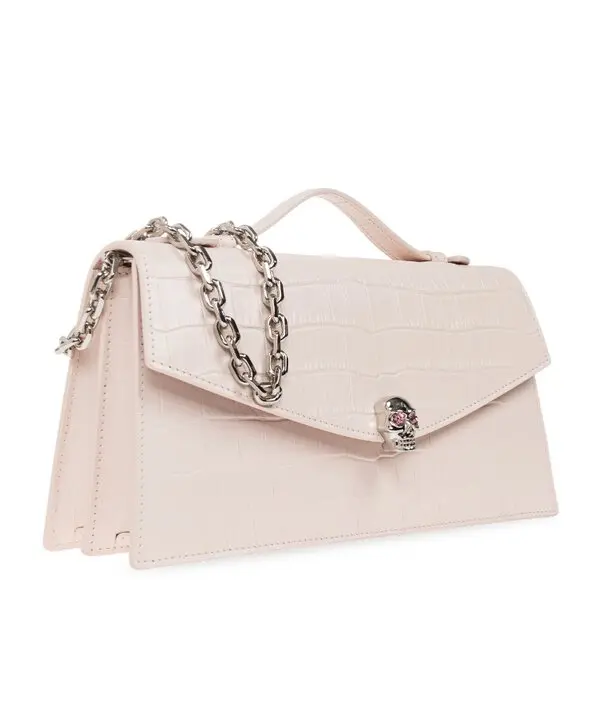 Alexander McQueen Skull Embossed Top Handle Bag