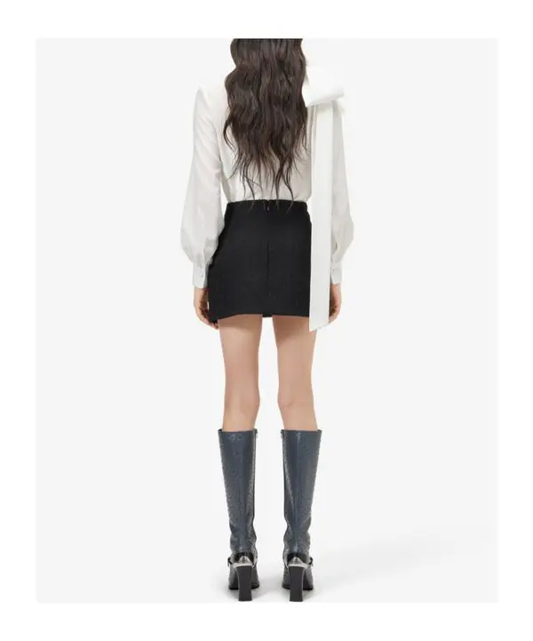 Alexander McQueen Shoulder Bow Blouse